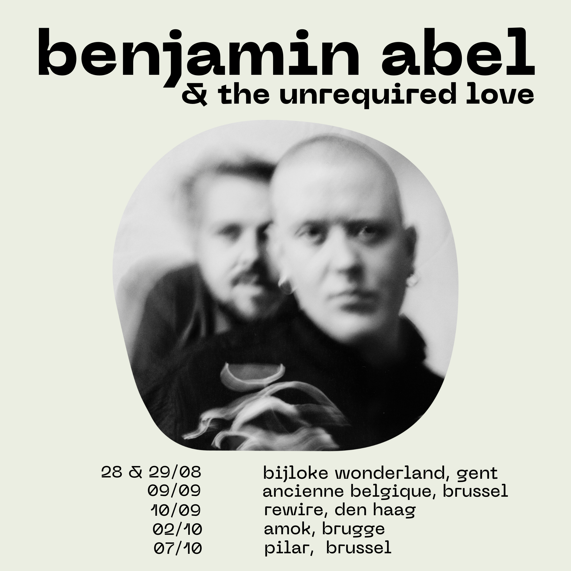 benjamin abel & the unrequired love > debut album > out now | DAAN